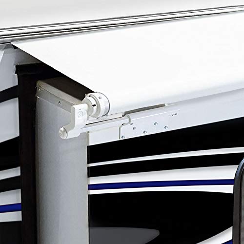 RecPro RV Slide Out Awning | RV Slide Topper | Slideout Awning | Fabric Only | 46" x 110" | White Version