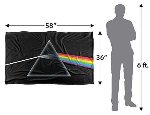 Pink Floyd Dark Side of The Moon Silky Touch Super Soft Throw Blanket 36" x 58"