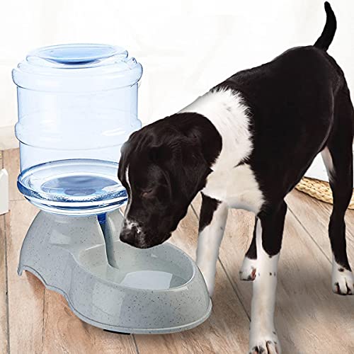 VaygWay Self Dispensing Pet Waterer – Automatic Gravity Dog Cat Waterer - Pet Water Dispenser Dogs Cats – Dog Water Bowl Water Dish – Automatic Water Bowl for Pets