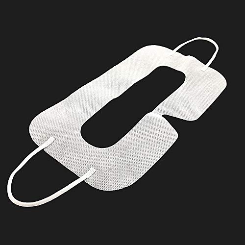 YinQin 50 PCS Universal Disposable VR Mask Cover VR Sanitary Mask, Face Cover Mask for VR, VR Cover, VR Eye Cover Mask, White