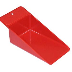 Tupperware Vintage Flat Scoop for Canisters and Modular Mates Harvest Paprika Burnt Orange