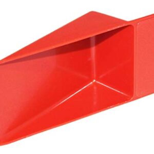 Tupperware Vintage Flat Scoop for Canisters and Modular Mates Harvest Paprika Burnt Orange