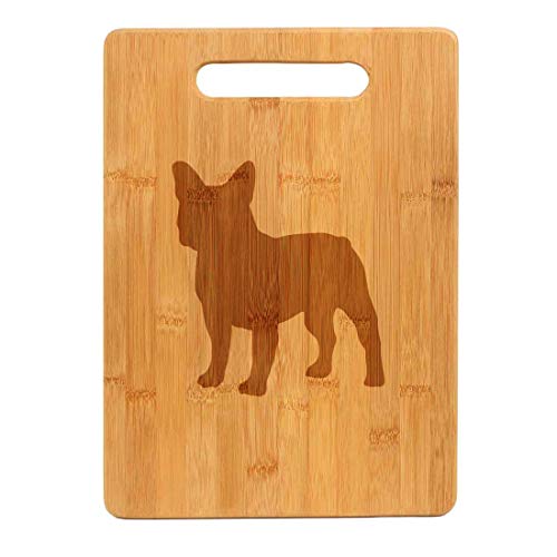 Bamboo Wood Cutting Board French Bulldog