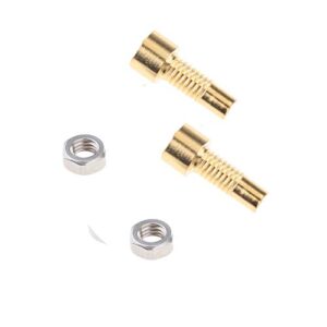 koobook 2pcs copper headset earphone connector mmcx screws nut for earphone