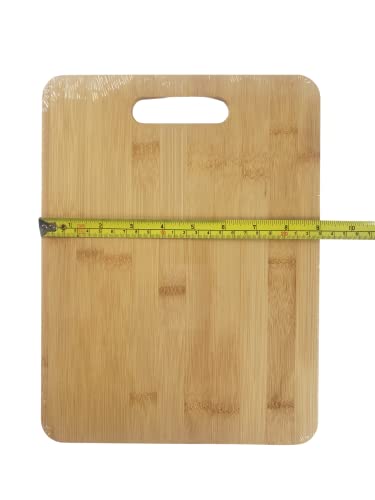 (Set of 12) 12x9" Bulk Plain Rectangular Blank Bamboo Cutting Boards