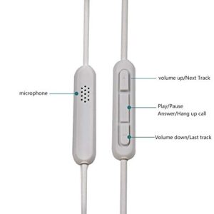 Replacement SoundTrue Headphone Audio Cable Inline Remote Volume & Mic Compatible with Bose SoundTrue Headset On-Ear 2/OE2/OE2i/QC25/QC35/Soundlink (White)