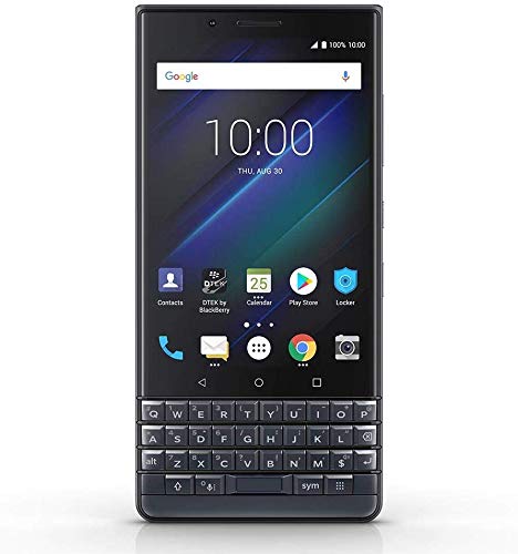 BlackBerry Key2 LE 64GB Unlocked GSM Phone w/Dual 13MP & 8MP Camera (Slate, 64GB Dual Sim (ATT, Verizon, Tmobile))