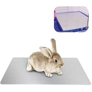 pesandy rabbit cooling pad, hamster cooling pad pet cooling mat for rabbit bunny hamster puppy kitten guinea pig & other small pets stay cool this summer - bite resistance pet cool plate ice bed