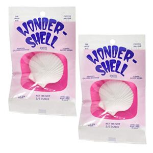 (2 pack) weco wonder shell natural minerals, large, for a total of 2 large shells