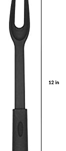 Hudson & Lane Heat Resistant Cooking Fork, Black