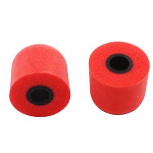 ALXCD Foam Ear Tips Compatible with 4.0mm Connect Hole, Medium Size 4 Pairs Soft Memory Foam Earbud Tips, Fit for Most in-Ear Headphones, Foam, Black Gray Red Blue