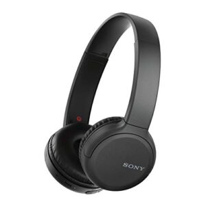 sony wireless headphones wh-ch510: wireless bluetooth on-ear headset with mic for phone-call, black