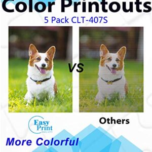 EASYPRINT (1xSET with Extra BK) Compatible 407S Toner Cartridge CLT-407S Used for Samsung CLP-325 CLP-320 CLX-3285 CLX-3185 Printer, (2xBK, 1xCyan, 1xMagenta, 1xYellow)