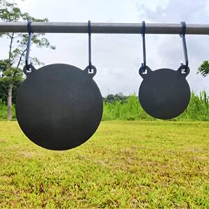 FULLBOW Steel Target Hangers Hanging Hook Target Kit - Gong Target Hanging Kit - DIY Target Kit for 1 Inch OD EMT Conduit