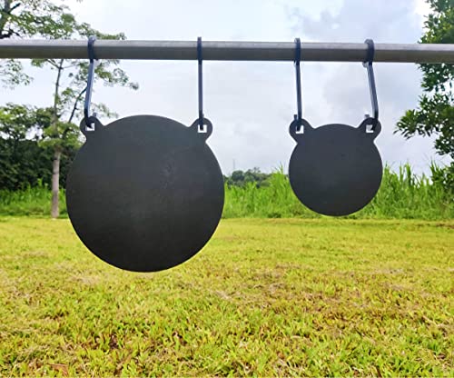 FULLBOW Steel Target Hangers Hanging Hook Target Kit - Gong Target Hanging Kit - DIY Target Kit for 1 Inch OD EMT Conduit