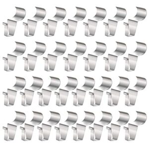 muakioy (30 pack) vinyl siding hooks hanger, no-hole needed heavy duty vinyl siding clips for no damage hanging things on siding