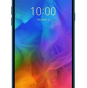 LG Q7+ Plus Q610 (64GB, Single-SIM, Android, 5.5" inch, No CDMA, GSM Only) Factory Unlocked 4G/LTE Smartphone (Moroccan Blue) - International Version (Renewed)