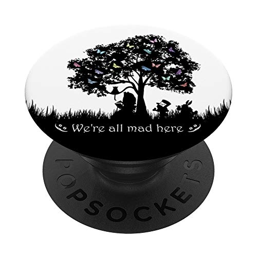 We're All Mad Here - Alice In Wonderland PopSockets PopGrip: Swappable Grip for Phones & Tablets