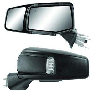 snap & zap custom fit towing mirror pair for chevy silverado 1500, gmc sierra 1500