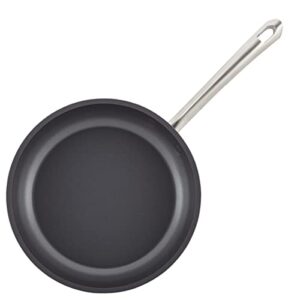 Anolon Accolade Forged Hard Anodized Nonstick Frying Pans/Skillet Set, 10 Inch and 12 Inch - Moonstone Gray