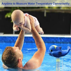 Blufree Pool Thermometer Floating, Shatter Resistant, Indoor Outdoor Thermometer Pond Water Thermometer for Swimming Pools, Spas, Hot Tubs, Aquariums & Pond