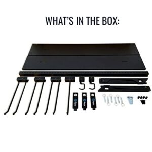 StoreYourBoard Tool Pro Essential Garage Rack, Equipment Organizer, Wall Mount Hanger With Overhead Shelf