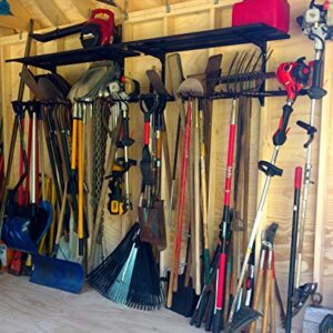 StoreYourBoard Tool Pro Essential Garage Rack, Equipment Organizer, Wall Mount Hanger With Overhead Shelf