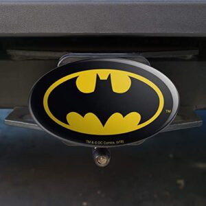 Batman Classic Bat Shield Logo Oval Tow Trailer Hitch Cover Plug Insert