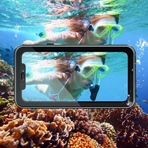 AMILIFECASES for iPhone 11 Case Waterproof,with Built in Screen Protector,Shockproof Dustproof Full Body Heavy Duty Protective Phone Case for iPhone 11 6.1 inches Black/Clear