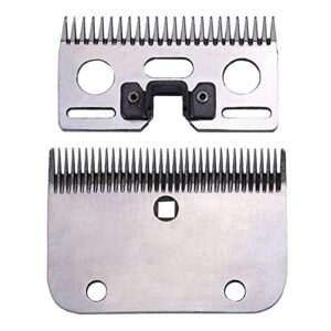 takekit horse clippers replacement blades, detachable universal blades for professional horse grooming clippers, top and bottom, stainless steel, 35-teeth