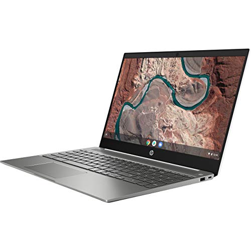 2019 Flagship HP Chromebook 15.6" IPS FHD 1080p Touchscreen Core i3-8130u 4GB 128GB eMMC Ceramic White