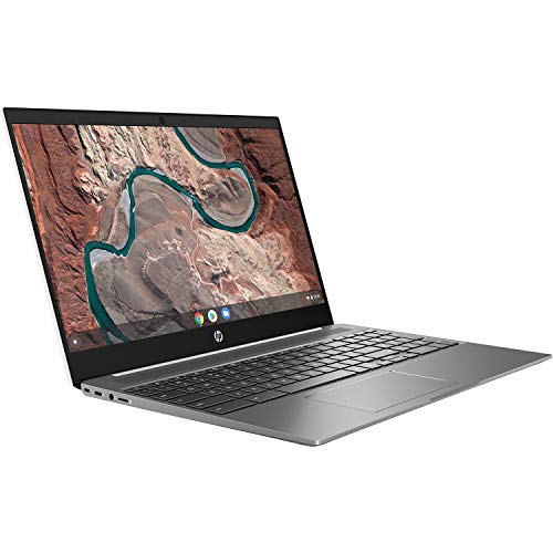 2019 Flagship HP Chromebook 15.6" IPS FHD 1080p Touchscreen Core i3-8130u 4GB 128GB eMMC Ceramic White