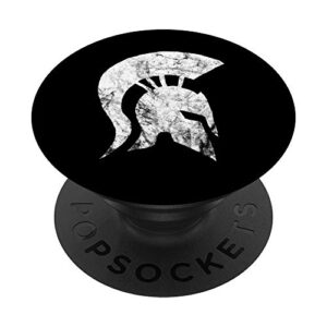 sparta soldier leonidas spartan gladiator helmet warrior popsockets popgrip: swappable grip for phones & tablets