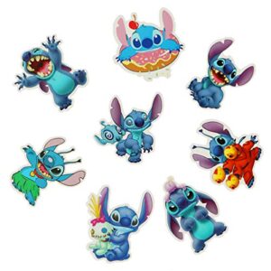 50Pcs Lilo & Stitch Stickers Waterproof Vinyl Stickers for Water Bottle Luggage Bike Car Decals (Stitch)