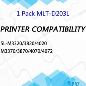 (1-Pack) Extra High Yield Compatible MLT-D203L D203L Toner Cartridge 203L Used for Samsung ProXpress M3370FD M3870FW M4070FR M3320ND M3820DW M4020ND Printer, Sold by EasyPrint