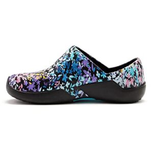 Anywear Journey Nurse Shoes Injected Molded EVA Slip-On Garden Shoes, Chef Shoes, 8, True Colors