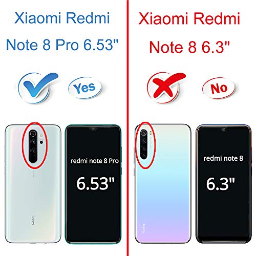 DWAYBOX Case for Xiaomi Redmi Note 8 Pro Ring Holder Iron Man Design 2 in 1 Hybrid Heavy Duty Armor Hard Back Case Cover Compatible with Xiaomi Redmi Note 8 Pro 6.53 Inch (Black)