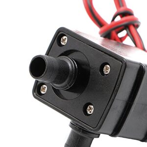 HiLetgo 2pcs Water Pump 240L/H DC 12V 4.2W Micro Brushless Pump 3M Pumping Head Ultra Quiet Water Pump for Pool Aquarium Fish Tank