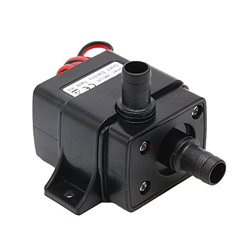 HiLetgo 2pcs Water Pump 240L/H DC 12V 4.2W Micro Brushless Pump 3M Pumping Head Ultra Quiet Water Pump for Pool Aquarium Fish Tank