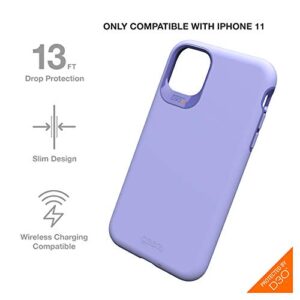 ZAGG Gear4 Holborn Compatible with iPhone 11 Case, Advanced Impact Protection, Integrated D3O Technology, Enhanced Back Protection Phone Cover – Lilac