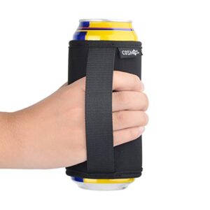 CM Reusable Slim Can Tall Can Cooler Sleeve Anti-Slip Neoprene Beer Can Bottle Insulator Cover Soda Sleeve with Handle for Camping Picnic Party Beverage Drink Cover, 3 Pcs