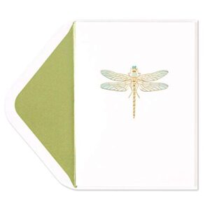 Papyrus Elegant Dragonfly Blank Card