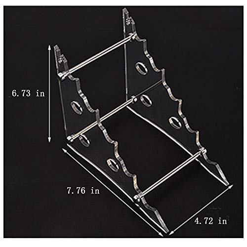 Knife Display Stand Arcylic (6.7×7.7 in) 2 Pcs