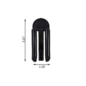 LiXiongBao 6 Pack Garbage Bin Clip, Home and Kitchen Garbage Basket Waste Trash Can Trash Bag Clip Fixed Waste Bin Bag Holder Rubbish Clip (Black)