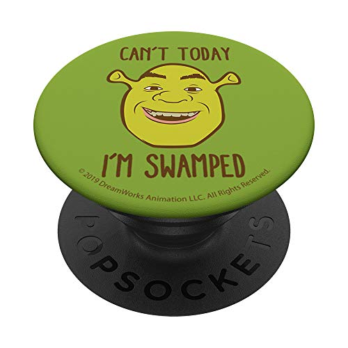 Shrek Can't Today I'm Swamped Cartoon Portrait PopSockets PopGrip: Swappable Grip for Phones & Tablets