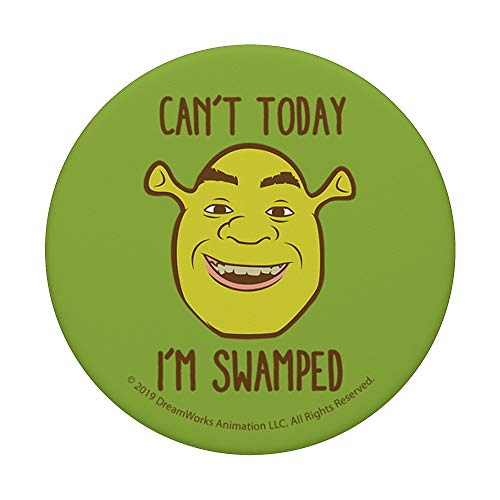 Shrek Can't Today I'm Swamped Cartoon Portrait PopSockets PopGrip: Swappable Grip for Phones & Tablets