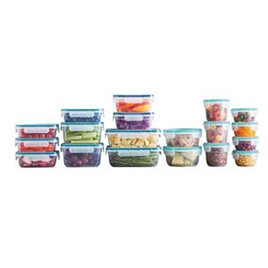 snapware bpa-free plastic storage container set - 38 pcs