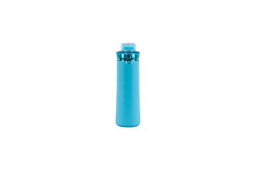 SimpleHH 23OZ Double Wall Vacuum Insulated Stainless Steel Leak Proof Sports Water Bottle With Locking Flip Top Lid And Carrying Handle (Teal, 23)