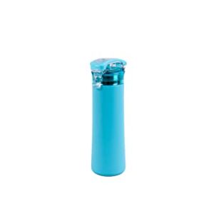 SimpleHH 23OZ Double Wall Vacuum Insulated Stainless Steel Leak Proof Sports Water Bottle With Locking Flip Top Lid And Carrying Handle (Teal, 23)