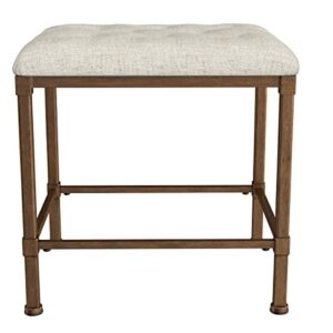 Hillsdale Furniture Katherine Vanity Stool, Golden Bronze